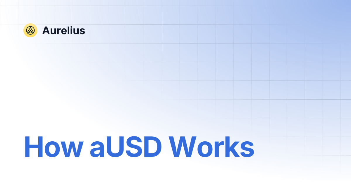 How aUSD Works | Aurelius